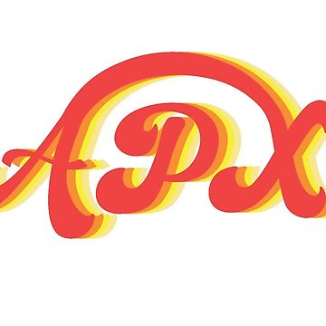 "APX Retro" Sticker for Sale by Polyidus | Redbubble