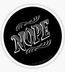 Nope: Stickers | Redbubble