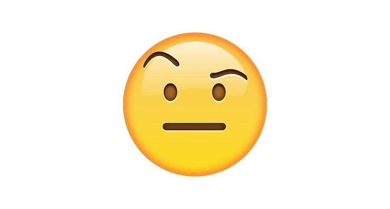 "Skeptical Emoji" by lkeyes817 | Redbubble