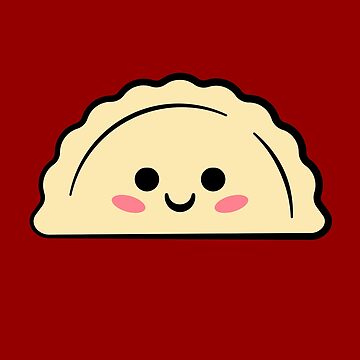 "Cute Pierogi Kawaii Polish Design" Sticker for Sale by Krukowski ...