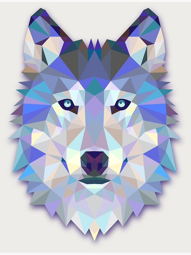 "Abstract Wolf" Art Print by martinestella | Redbubble