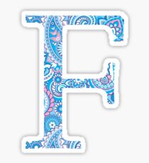 Letter F Stickers | Redbubble