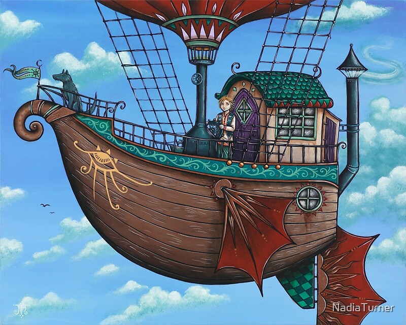 ""Tuki of the Cloud Folk" " by NadiaTurner | Redbubble