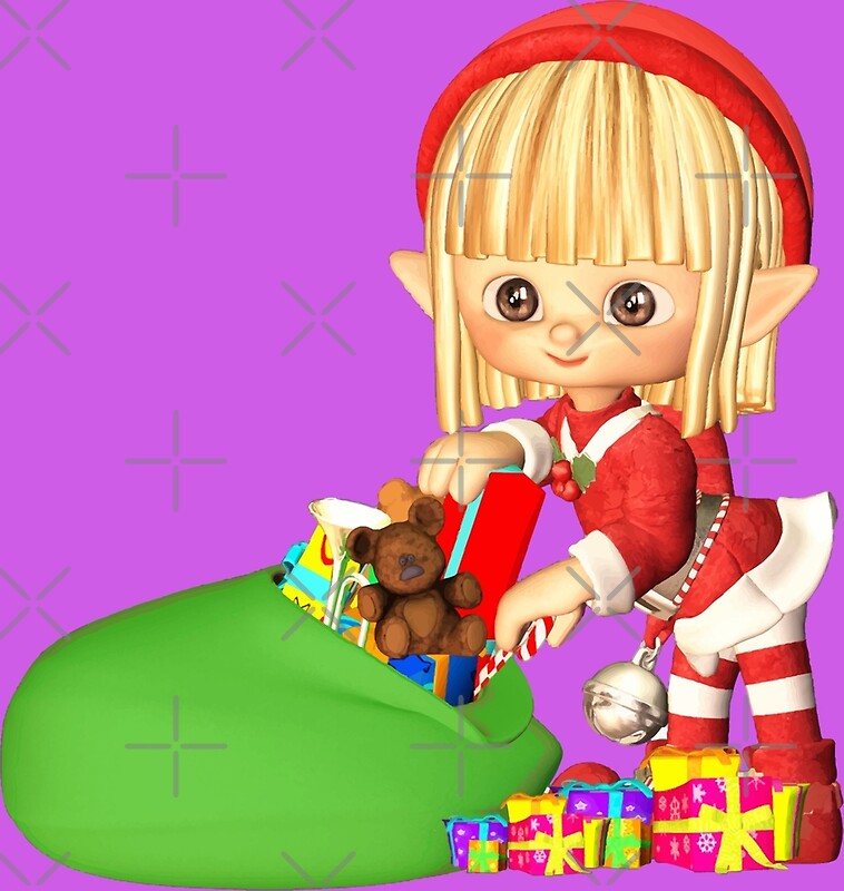 "Santa's Little Elf" by FrankieCat | Redbubble