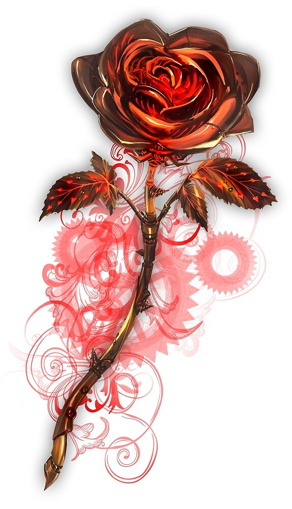 "Steampunk Rose" by Lorinda Tomko | Redbubble
