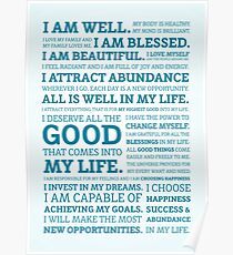 Positive Affirmations Posters | Redbubble