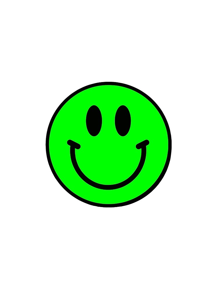 "Green Smiley Face" Contrast Tank by jesssenzer | Redbubble
