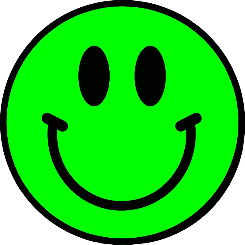 "Green Smiley Face" Stickers by jesssenzer | Redbubble