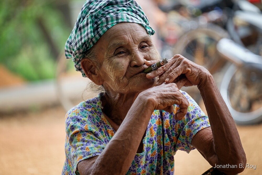 "La fumeuse de cigares" by Jonathan B. Roy | Redbubble
