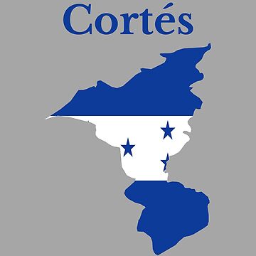 Póster for Sale con la obra «Diseño de Mapa del Departamento de Cortes ...