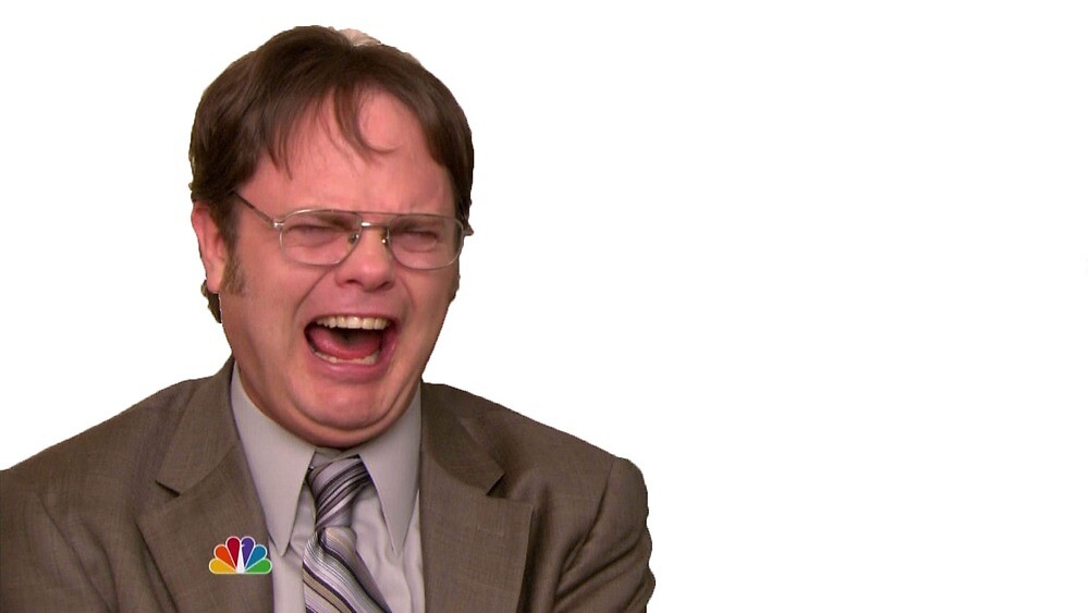 "Dwight Schrute Screaming" by jacksoup | Redbubble