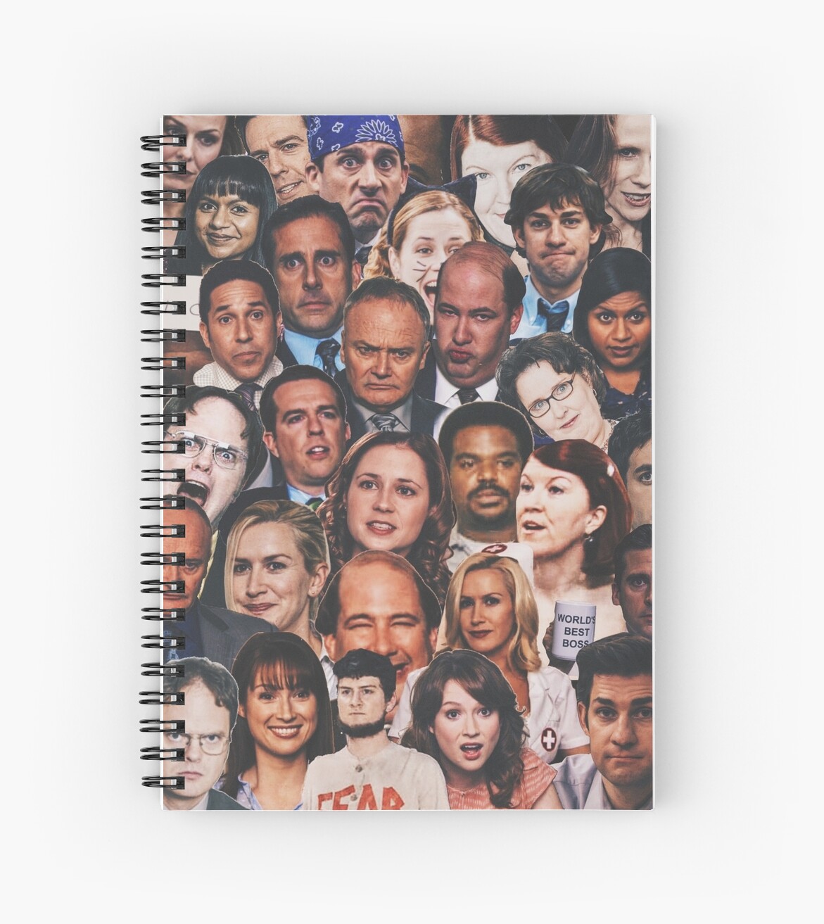 "The Office Collage " Spiral Notebook by katieferret | Redbubble