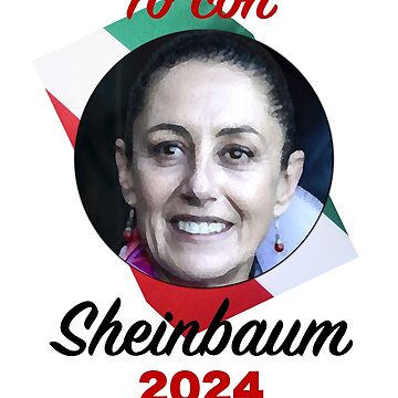 "Claudia Sheinbaum Presidential" Sticker by oscarturof4t | Redbubble