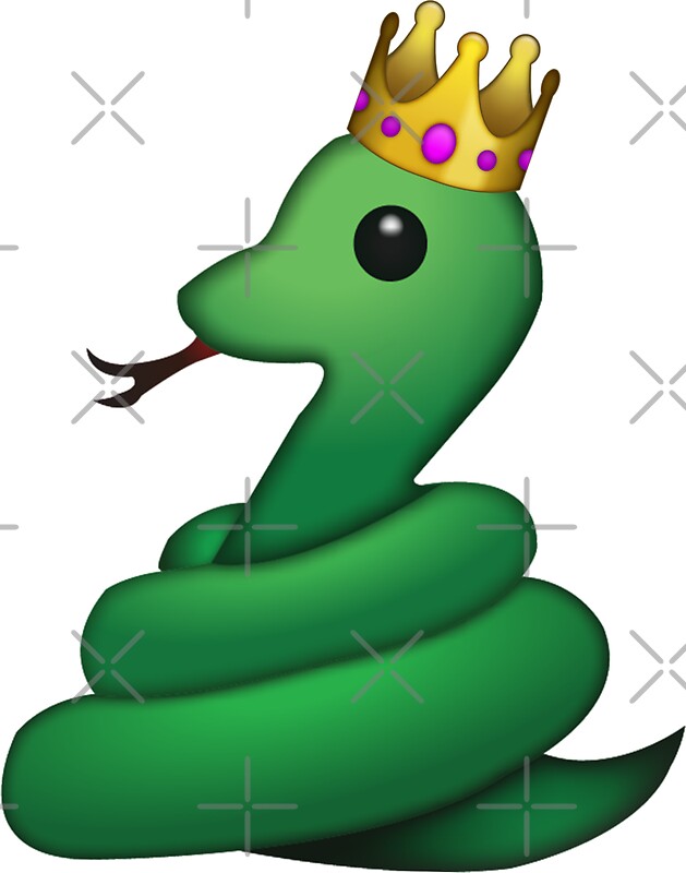 Snake Emoji: Stickers | Redbubble
