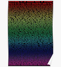 Bee Movie Script Meme: Posters | Redbubble