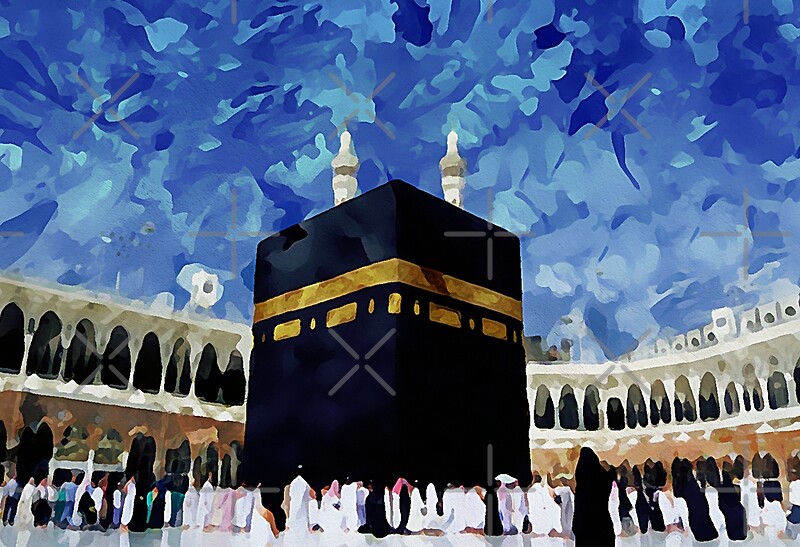 "Kaaba Watercolor Painting" by spaceopy | Redbubble