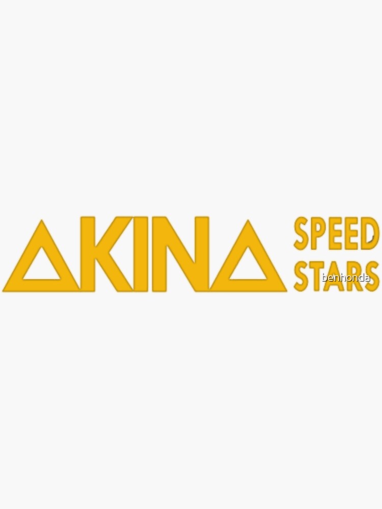 Akina Speed Stars Logo Akina Speed Store Stars Sticker