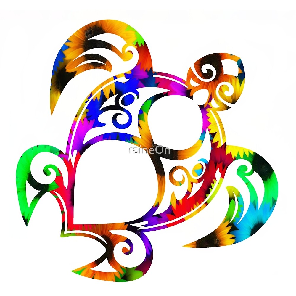 "Hippie Turtle" by raineOn | Redbubble