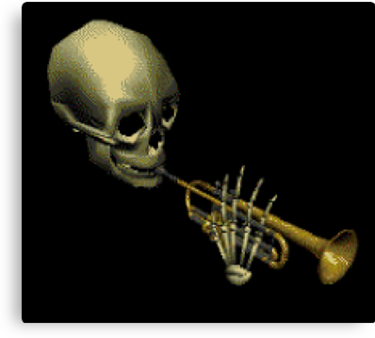 Spooky Skeleton Trumpet