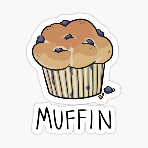 Muffin Stickers | Redbubble