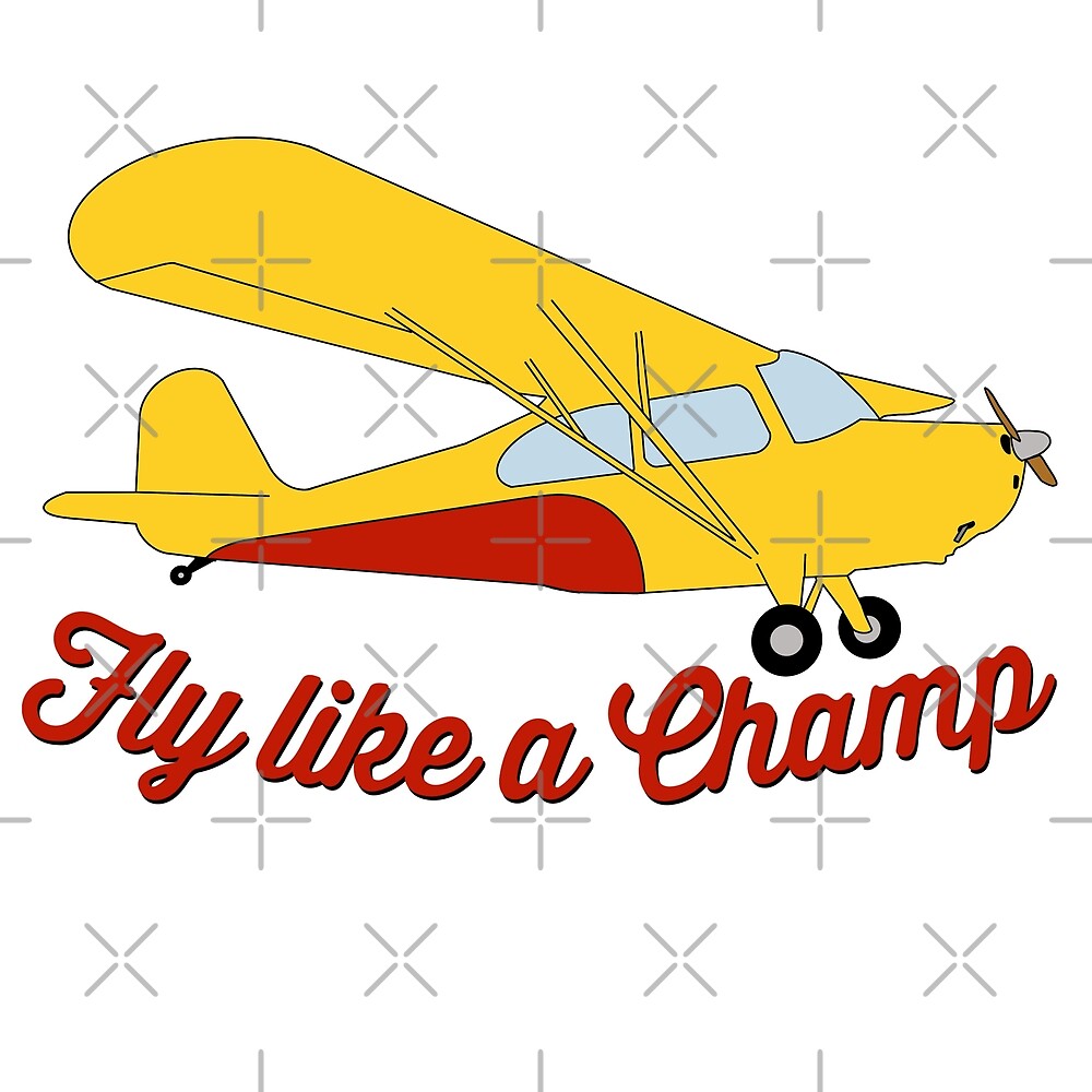 "Aeronca Champ Illustration" by AviationDecor | Redbubble