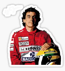 Ayrton Senna: Stickers | Redbubble