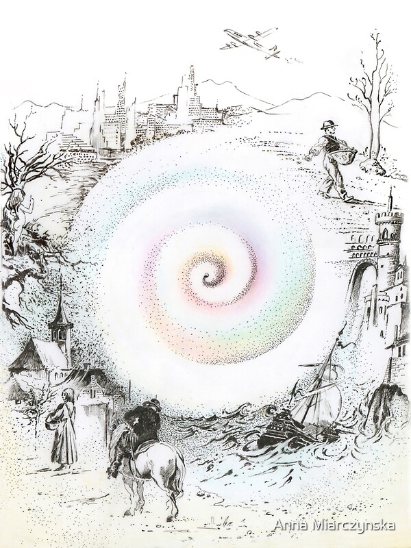 "Wheel Of Reincarnation" by Anna Miarczynska | Redbubble