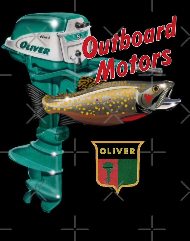 "Oliver Outboard Motors" by Centuryvault | Redbubble