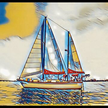 "Pearson 365 ketch " Poster for Sale by Jellygood | Redbubble
