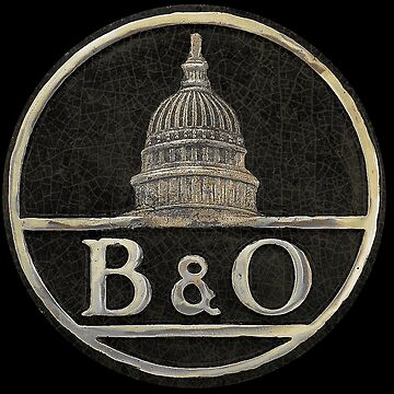 "B & O Railway" Sticker for Sale by Centuryvault | Redbubble