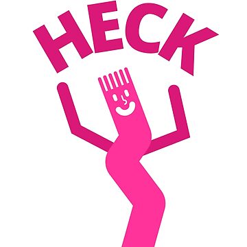 "heck" Sticker for Sale by goblinbabe | Redbubble