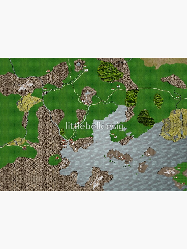 "Midgard Map" Poster by littlebelldesig | Redbubble