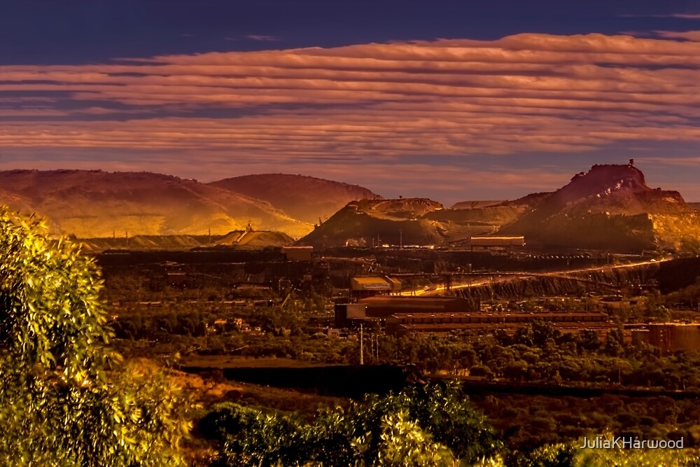 "Iron Ore Mine, Mt Whaleback, Newman" by JuliaKHarwood | Redbubble