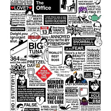 "The Office Quotes" Art Board Print for Sale by huckblade | Redbubble