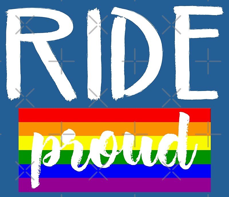 "Ride Proud Cycling" by esskay | Redbubble
