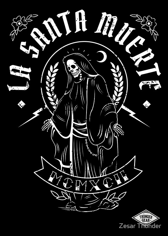 La Santa Muerte: Stickers | Redbubble