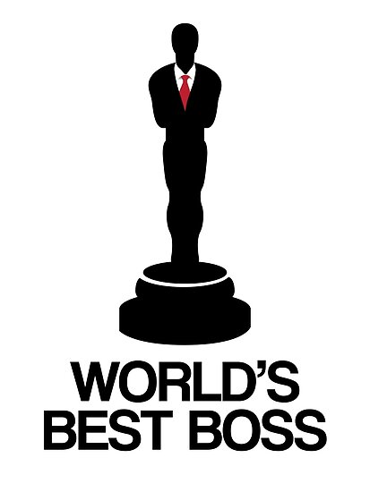 "World's best boss" Poster by NVDesigns | Redbubble
