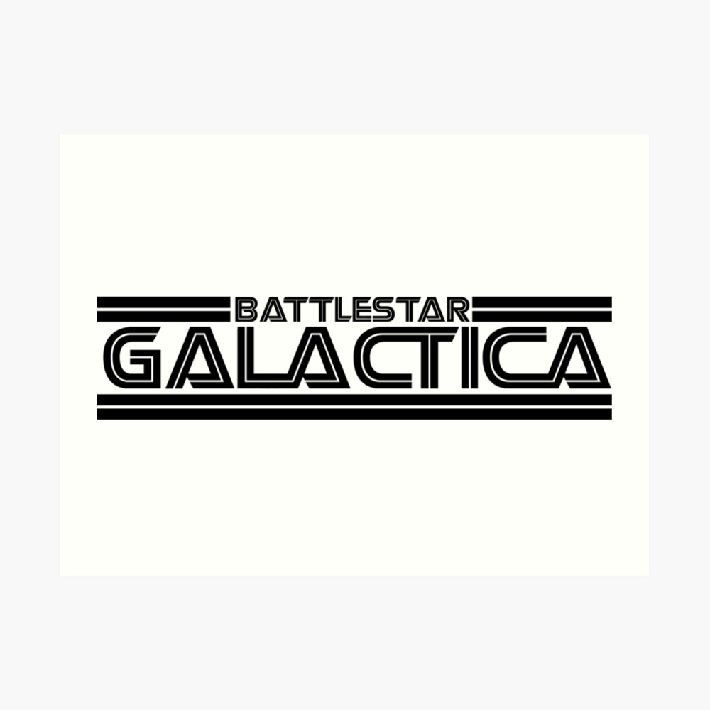 "Battlestar Galactica Logo" Art Print by dusan449 | Redbubble