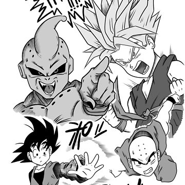 "Dragon Ball Z - Buu Saga" Poster for Sale by otaku-art | Redbubble