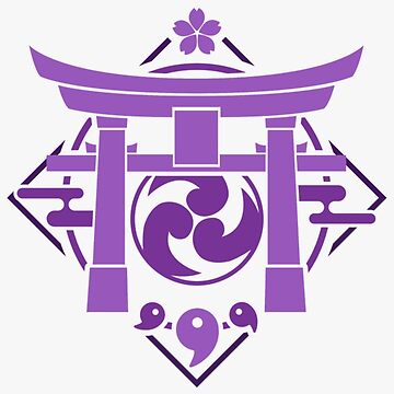 "Genshin Impact Inazuma Emblem| Perfect Gift" Sticker for Sale by ...