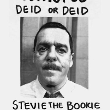 "Stevie the craiglang bookie" Sticker for Sale by AndythephotoDr ...