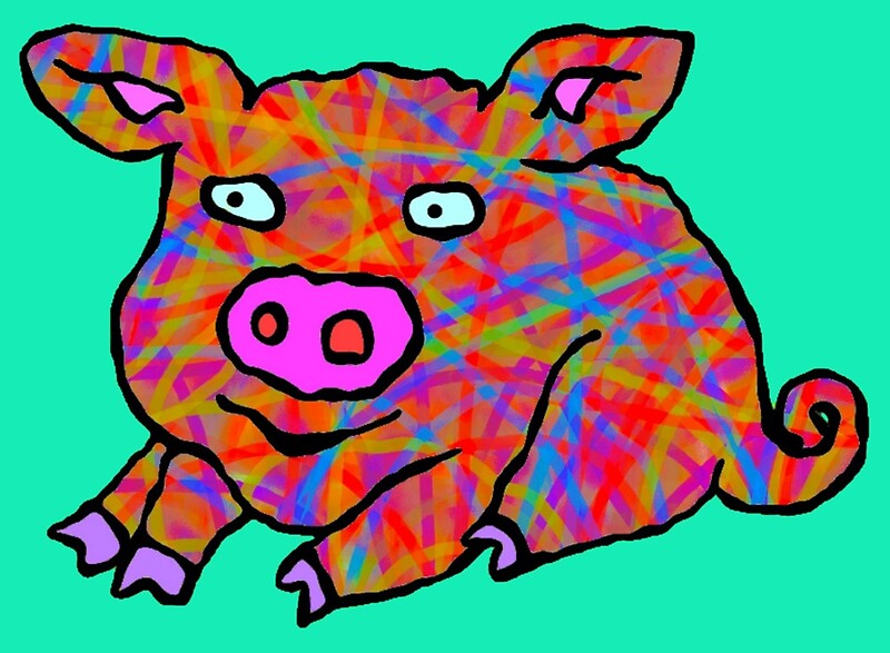 "POSH PIG" by paulvolker | Redbubble