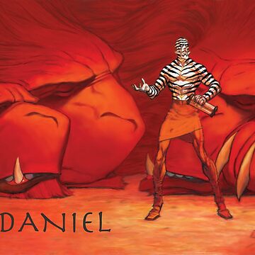 "Daniel and the Lions Den by Dan Lawlis" Poster for Sale by Dan Lawlis ...