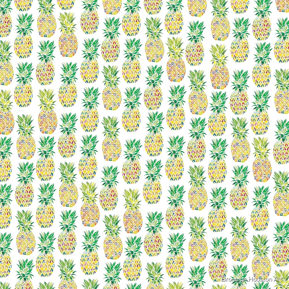 "Pineapple Punch" by Bronwyn Houston Art | Redbubble