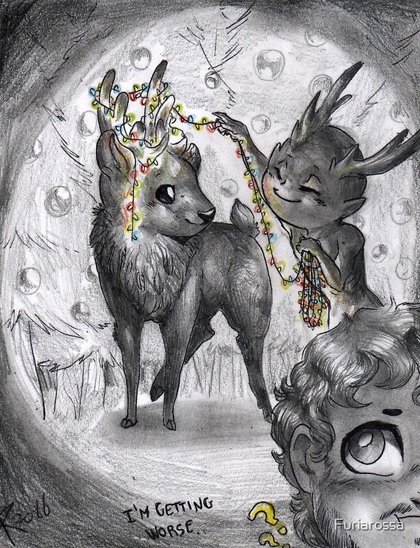 "Hannibal - Christmas lights" by Furiarossa | Redbubble