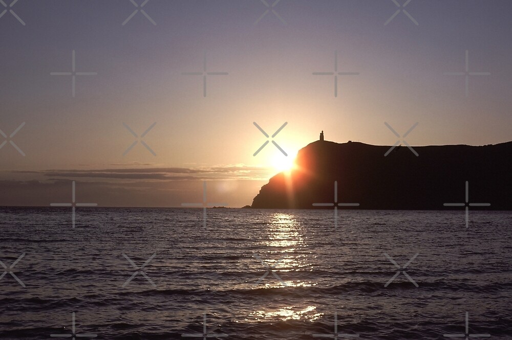 "Sunset on Bradda Head, Port Erin, Isle of Man" by John Morris | Redbubble