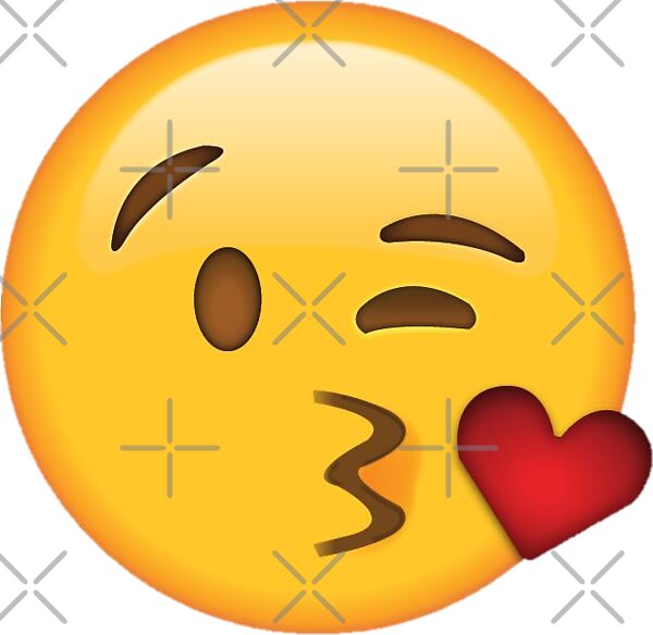 Los Labios Emoji: Pegatinas | Redbubble