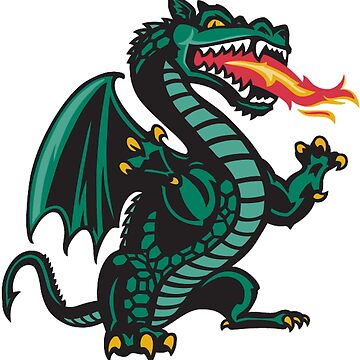 "UAB Blaze the Dragon" Pin for Sale by Mbnotfunny | Redbubble