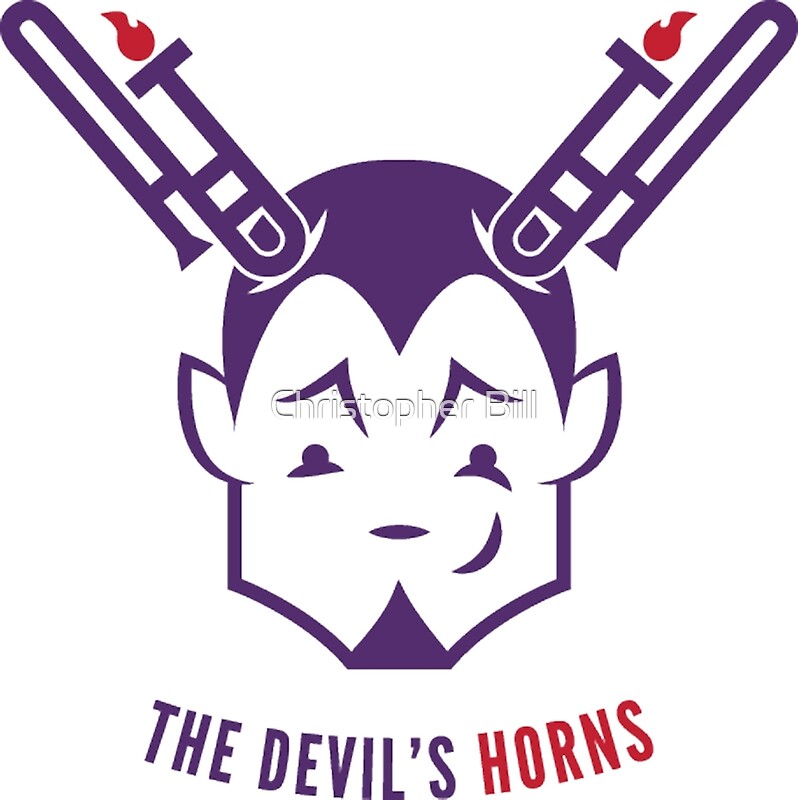 "The Devil's Horns!" by Christopher Bill | Redbubble