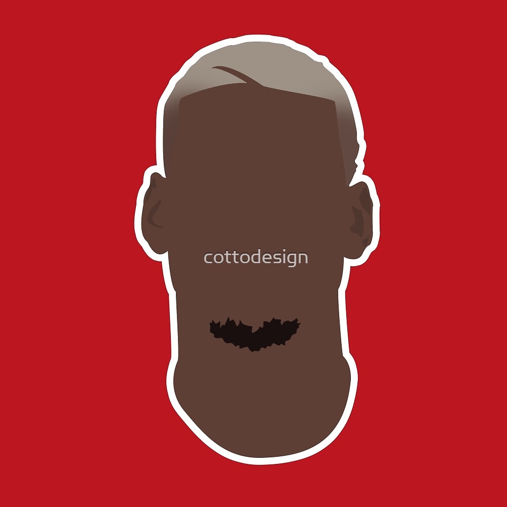 "Paul Pogba Vector Portrait" by cottodesign | Redbubble